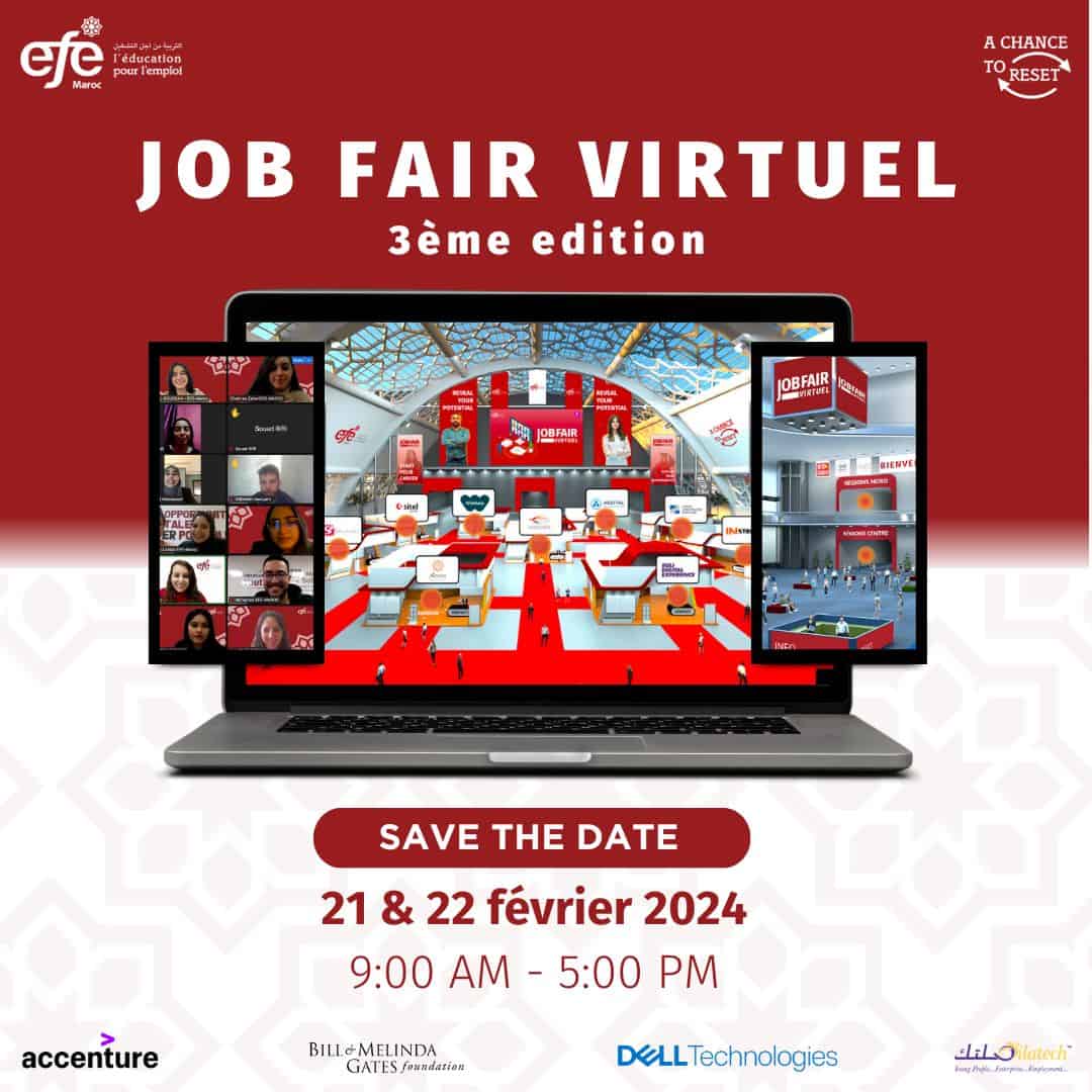 Participez à la 3eme Edition du Job Fair Virtuel d’EFE Maroc - Emploi ...
